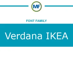 Verdana IKEA Font: Free Download | MaisFontes