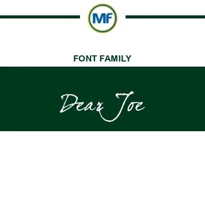 Download Dear Joe Fonts | MaisFontes