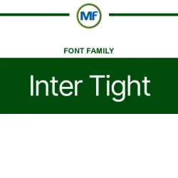 Inter Tight Regular：免费字体下载 | MaisFontes