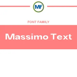 Massimo Text Regular: Free Font Download | MaisFontes