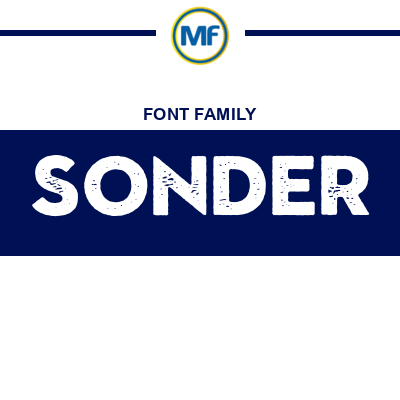 Download Sonder Fonts | MaisFontes