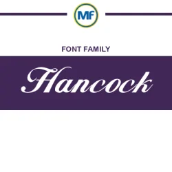 Hancock Script: Free Font Download | MaisFontes