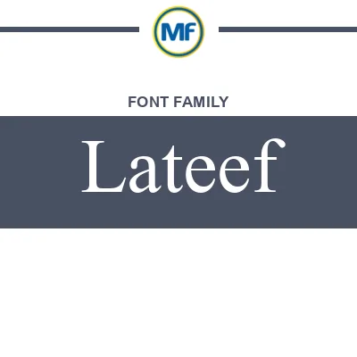 Download Lateef Fonts (Google Fonts) | MaisFontes