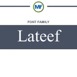 Lateef Bold Font: Free Download | MaisFontes