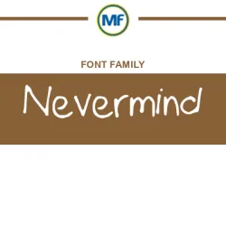 Nevermind Hands Regular: Free Font Download | MaisFontes