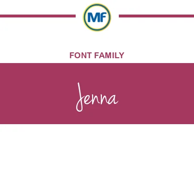 Jenna Font Family: Download Free | MaisFontes