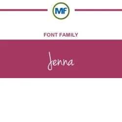 Jenna: Free Font Download | MaisFontes