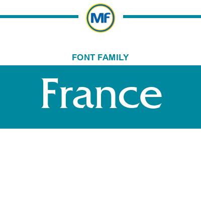 France Font Family: Free Download | MaisFontes