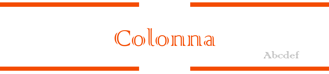 Colonna MT: Download Free Font | MaisFontes