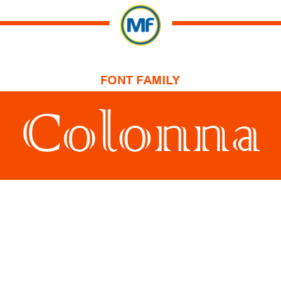Download Colonna Fonts | MaisFontes