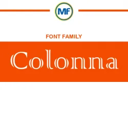 Colonna MT Std: Download Free Font | MaisFontes