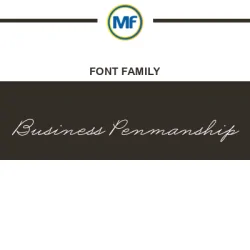 Business Penmanship：免费字体下载 | MaisFontes