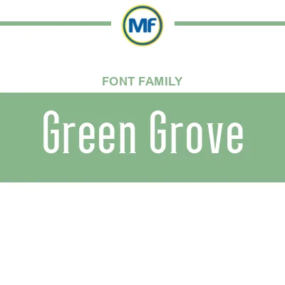 Green Grove Font Family: Free Download | MaisFontes