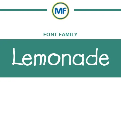 Download Lemonade Fonts | MaisFontes