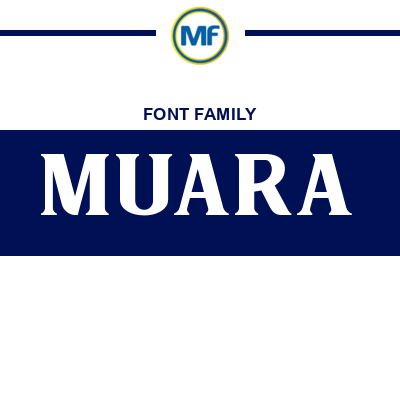 Muara Font Family: Download Free | MaisFontes