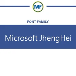 Microsoft JhengHei: Free Font Download | MaisFontes