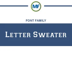 Letter Sweater Display SSi: Free Font Download | MaisFontes