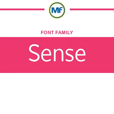 Download Sense Fonts | MaisFontes
