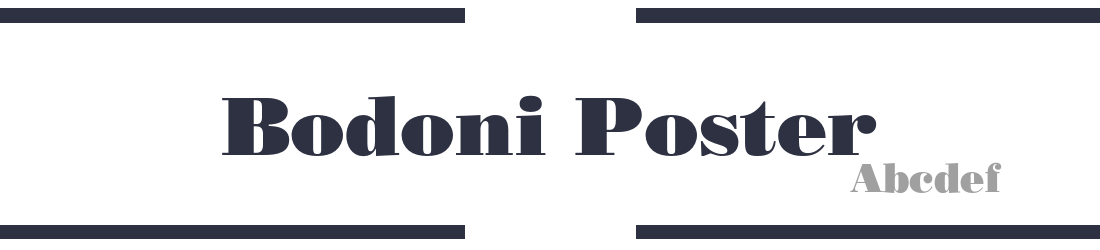 Bodoni Poster Compressed: Free Font Download | MaisFontes