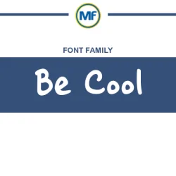 Be Cool Regular Font: Free Download | MaisFontes
