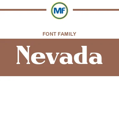 Nevada Font Family: Download Free | MaisFontes
