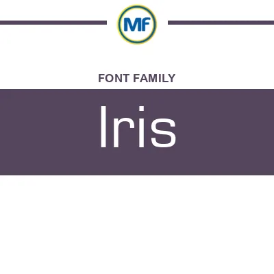 Download Iris Fonts | MaisFontes