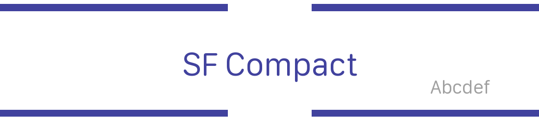 SF Compact Rounded: Download Free Font | MaisFontes