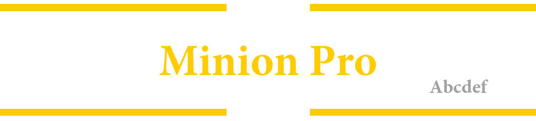 Minion Pro：免费字体下载 | MaisFontes