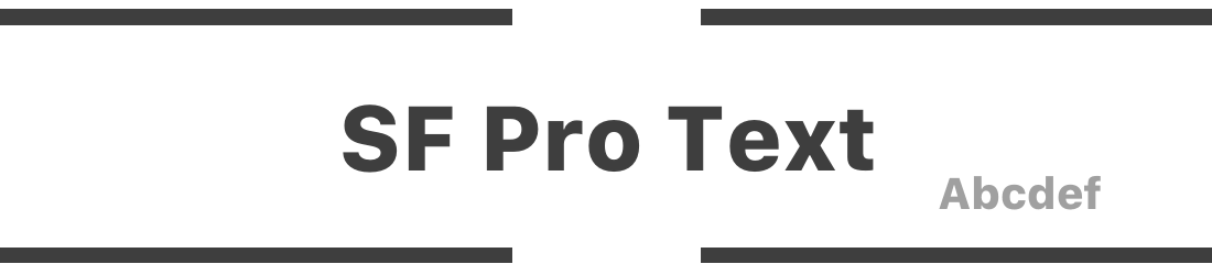 SF Pro Text Regular：免费字体下载 | MaisFontes