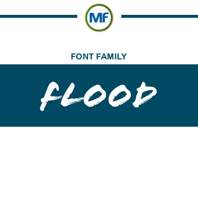 Flood Font Family: Free Download | MaisFontes