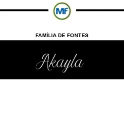 Akayla Regular: Baixar Fonte Grátis | MaisFontes
