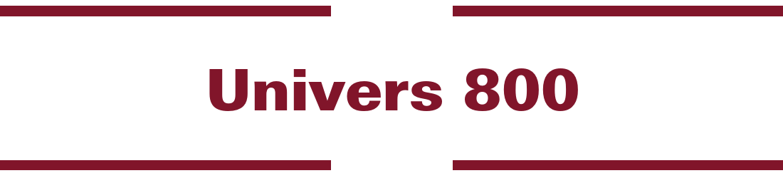 Linotype Univers 820 Condensed Black Font: Free Download | MaisFontes