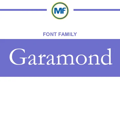 Download Garamond Fonts | MaisFontes