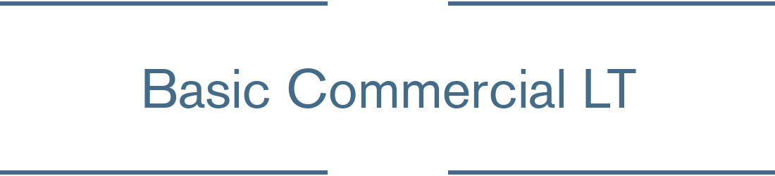 Basic Commercial Bold Font: Free Download | MaisFontes