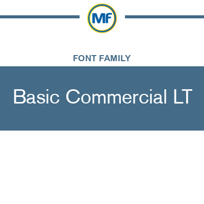 Download Basic Commercial LT Fonts | MaisFontes