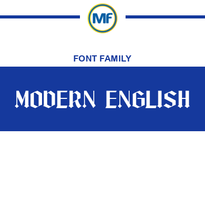 Download Modern English Fonts | MaisFontes