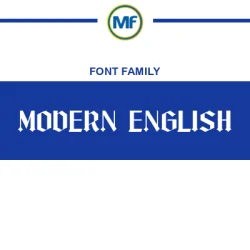 Modern English Font: Free Download | MaisFontes