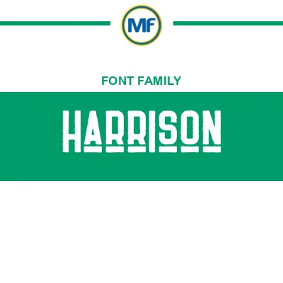 Download Harrison Fonts | MaisFontes