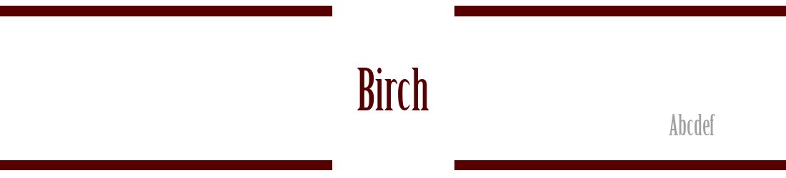 Birch Std: Baixar Fonte Grátis | MaisFontes