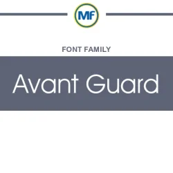 Avant Guard Bold: Free Font Download | MaisFontes