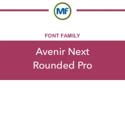 Avenir Next Rounded Pro Regular Font: Free Download | MaisFontes