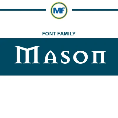 Download Mason Fonts | MaisFontes