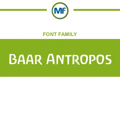 Baar Antropos Font Family: Download Free | MaisFontes