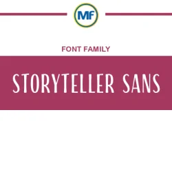Storyteller Sans Regular: Free Font Download | MaisFontes