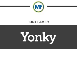Yonky Bold: Free Font Download | MaisFontes