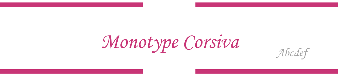 Monotype Corsiva Font: Free Download | MaisFontes