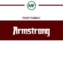 Armstrong Font: Free Download | MaisFontes