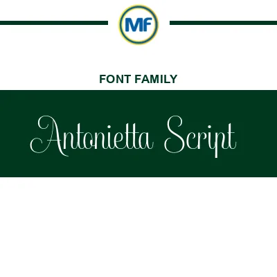 Download Antonietta Script Fonts | MaisFontes