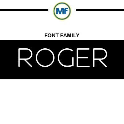 Download Roger Fonts | MaisFontes