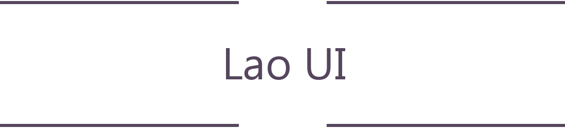 Lao UI: Free Font Download | MaisFontes